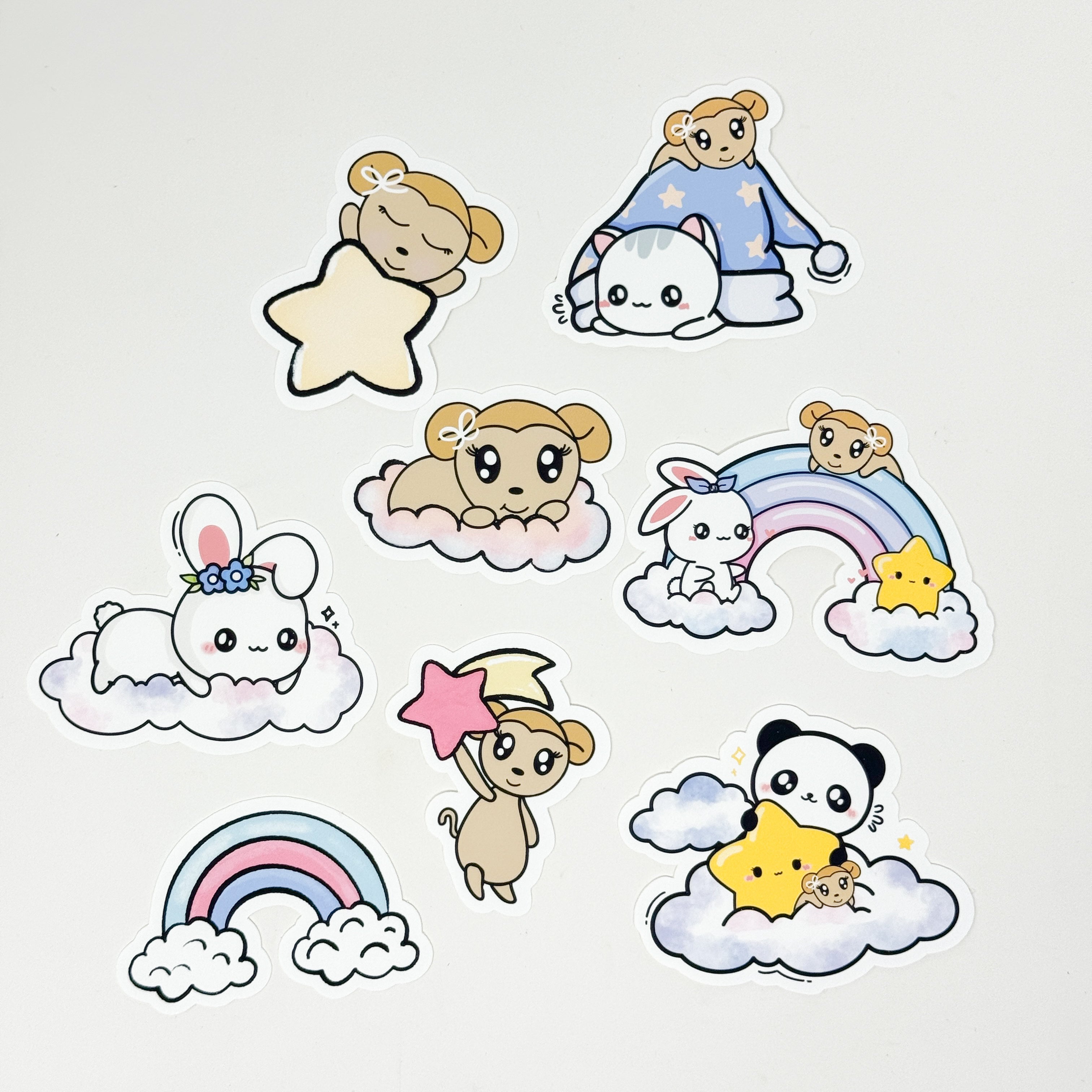 Dreamy Plans Sticker Flake Set Of 8 (Sticker paper)| PMC X PAPERECHOS ...