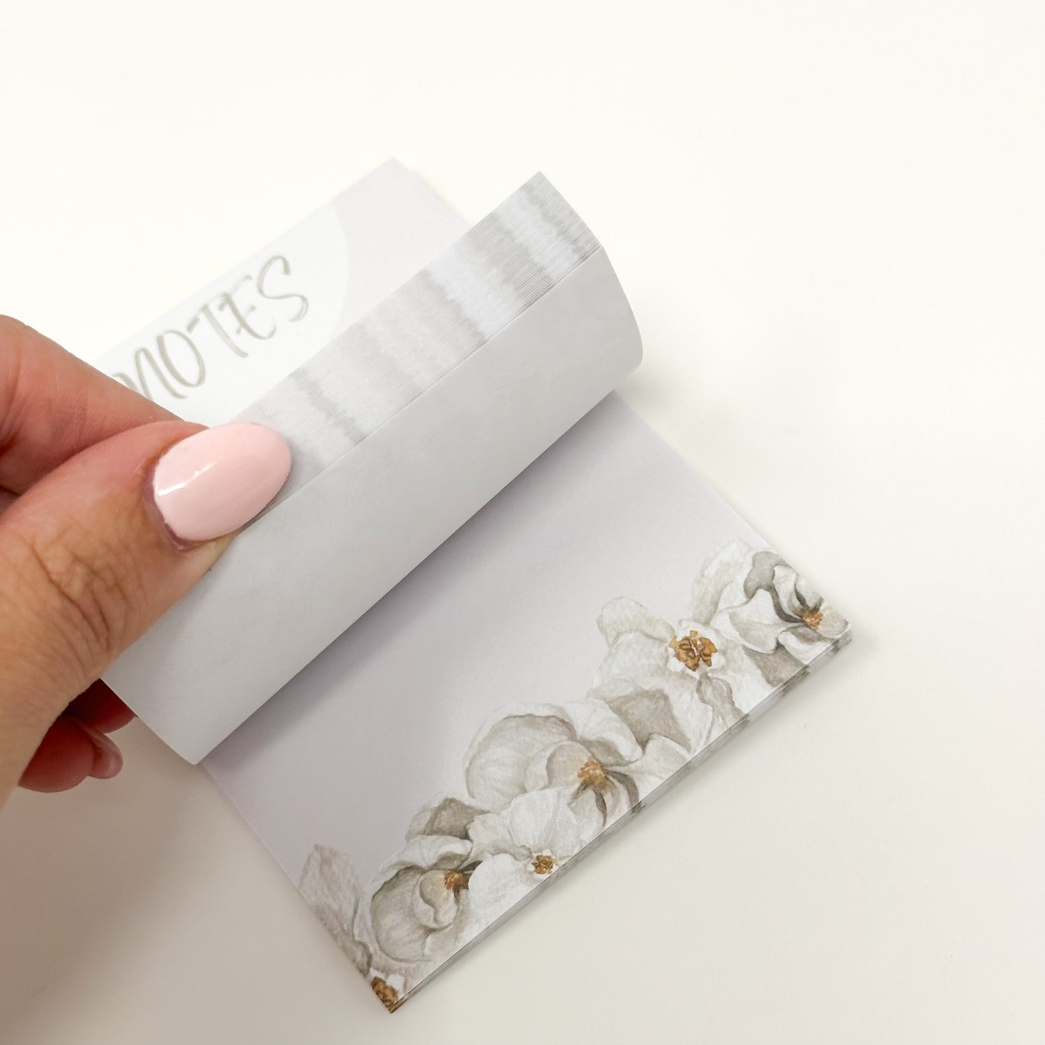 Orchid ' Notes ' Sticky Note Pad 3x4 (50 Pages) – PlannerMonkeyCo