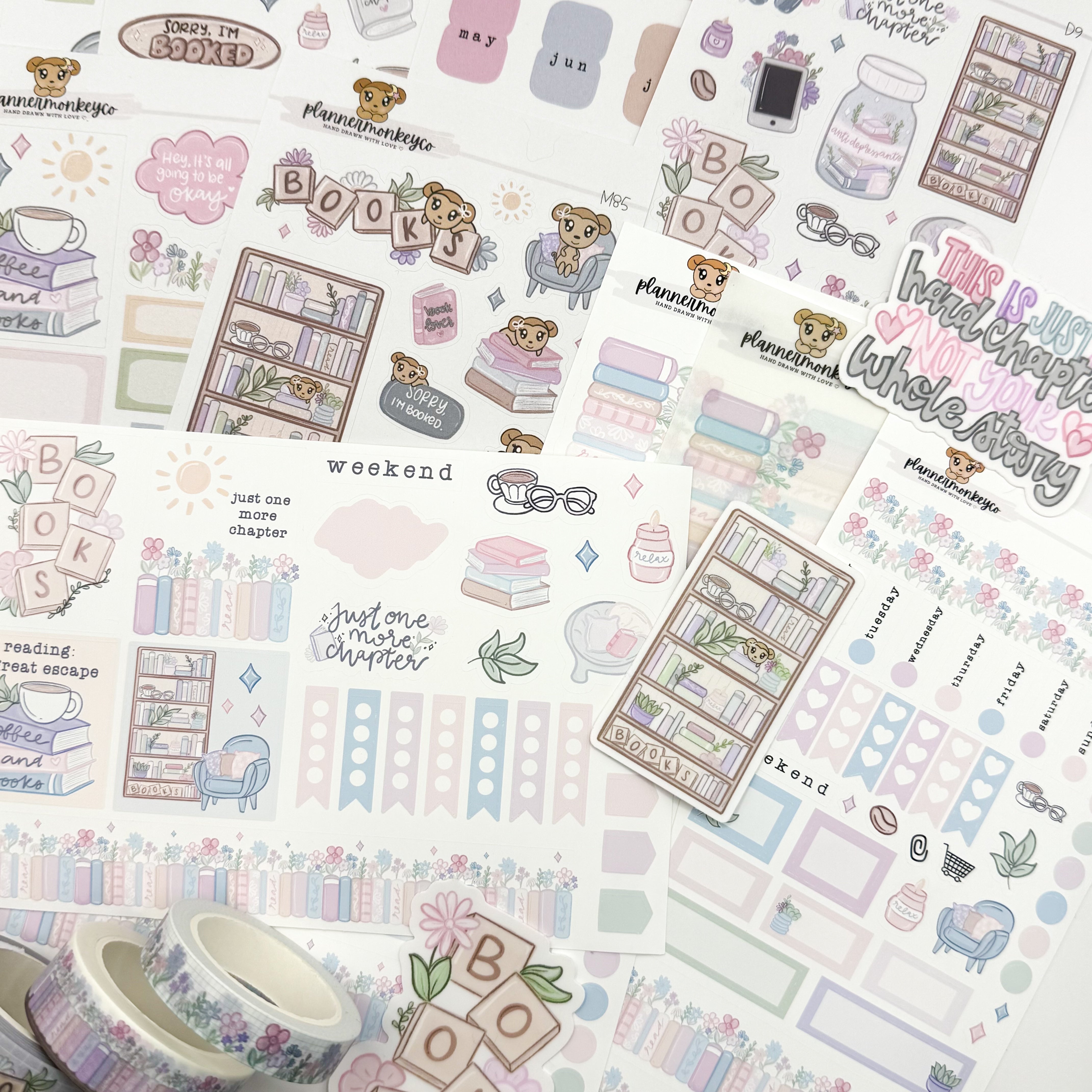 Plannermonekyco | Cute Planner Stickers, Stationery & Washi Tape ...