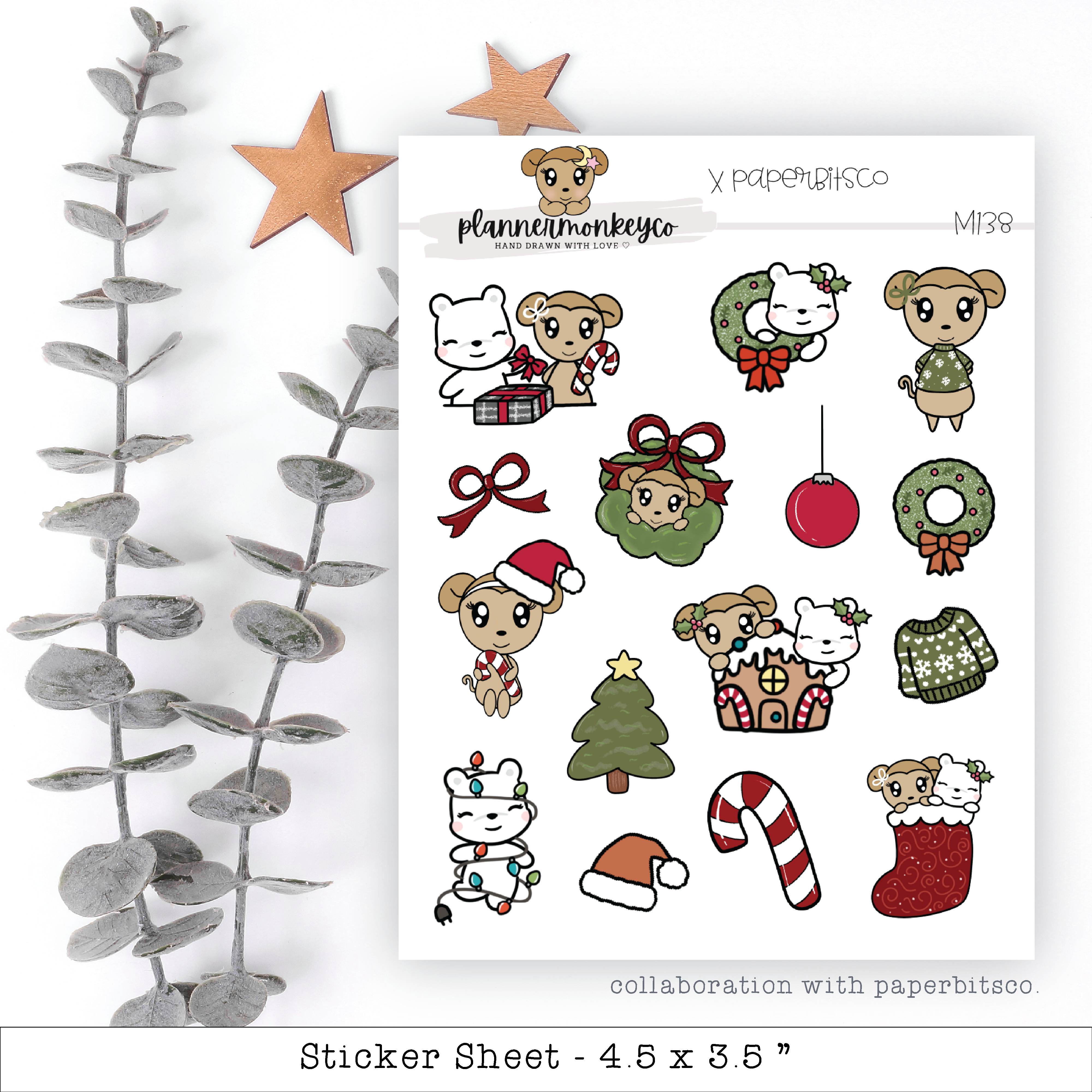 Christmas Decorating Red Deco(PMC X PBC) - Macy – PlannerMonkeyCo
